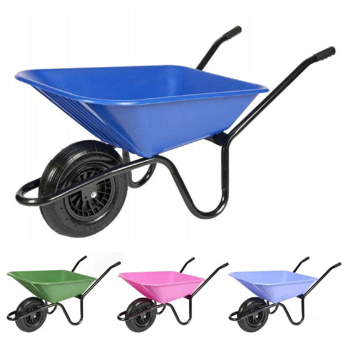 Carrimore Super Barrow – 90 Litre Wheelbarrow - Various Colours ...