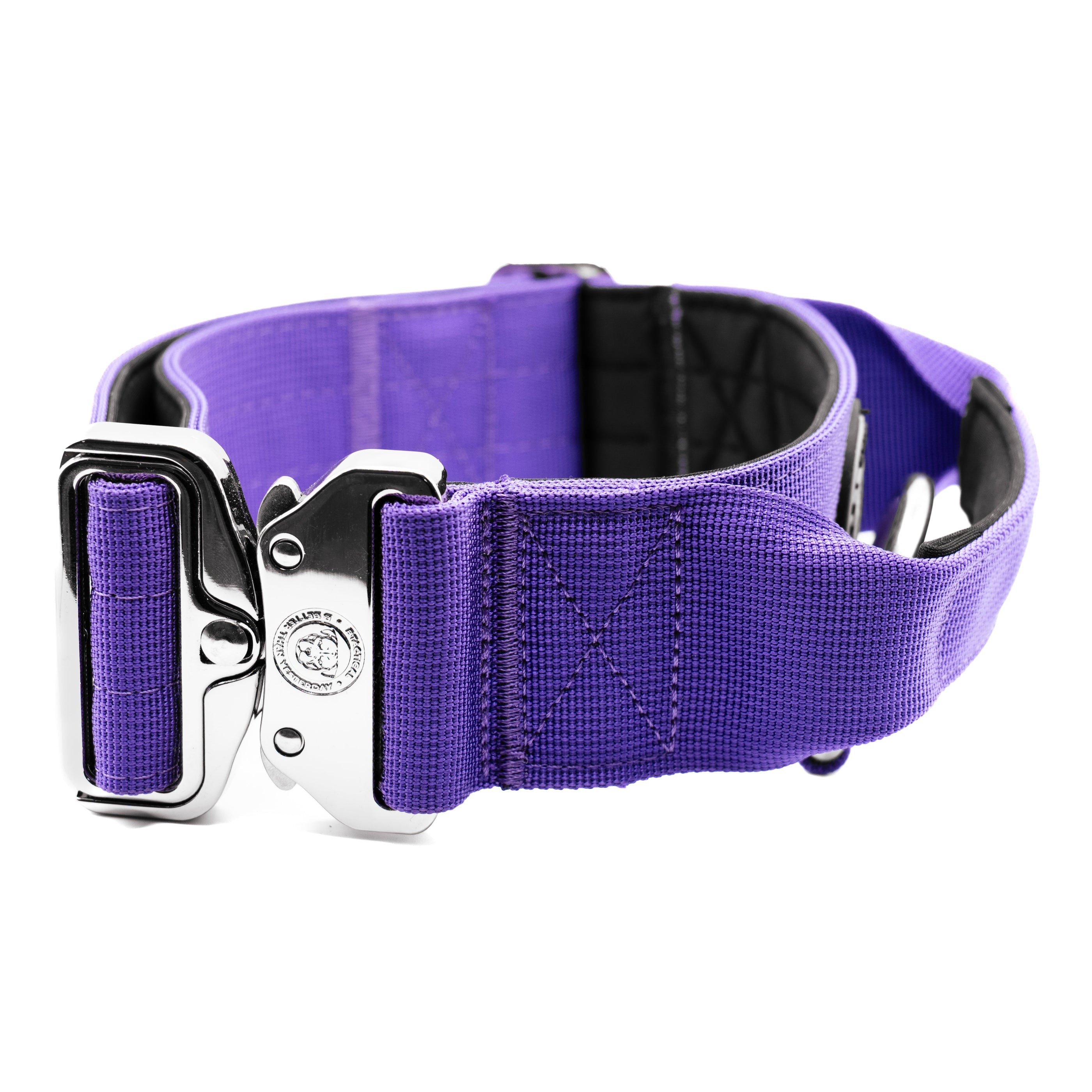 5cm Nylon BTactical™ Collar | Lavender Purple — Chestnut Mill