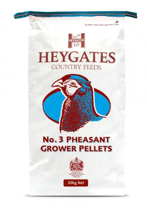 Heygates Pheasant No.3 Grower - 20 kg — Chestnut Mill