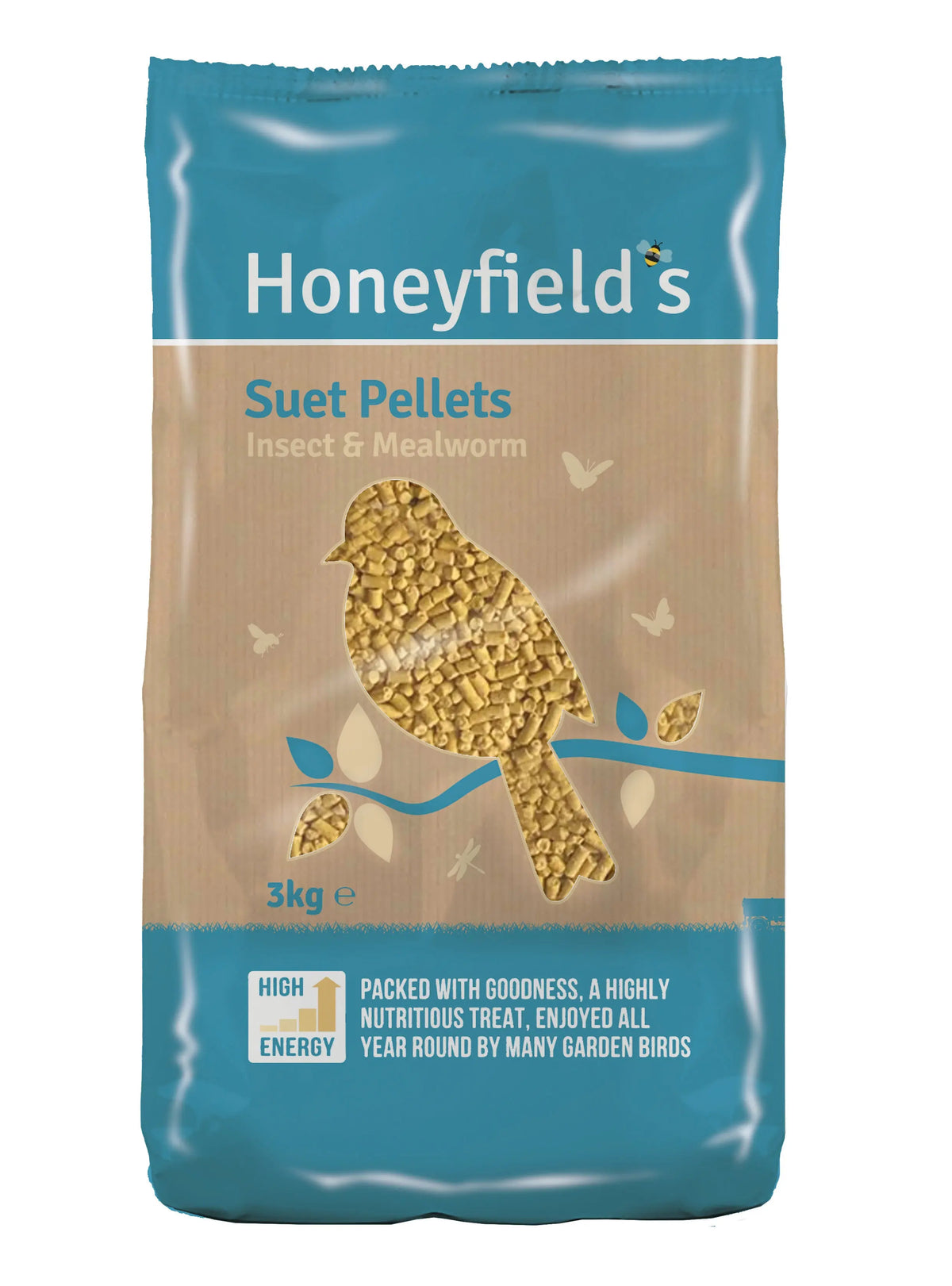 Honeyfield Suet MealWorm Insect Pellets - Various Pack Sizes — Chestnut ...