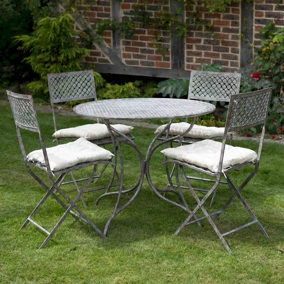 MARLBOROUGH Garden Bistro SET 5 Piece - STONE — Chestnut Mill